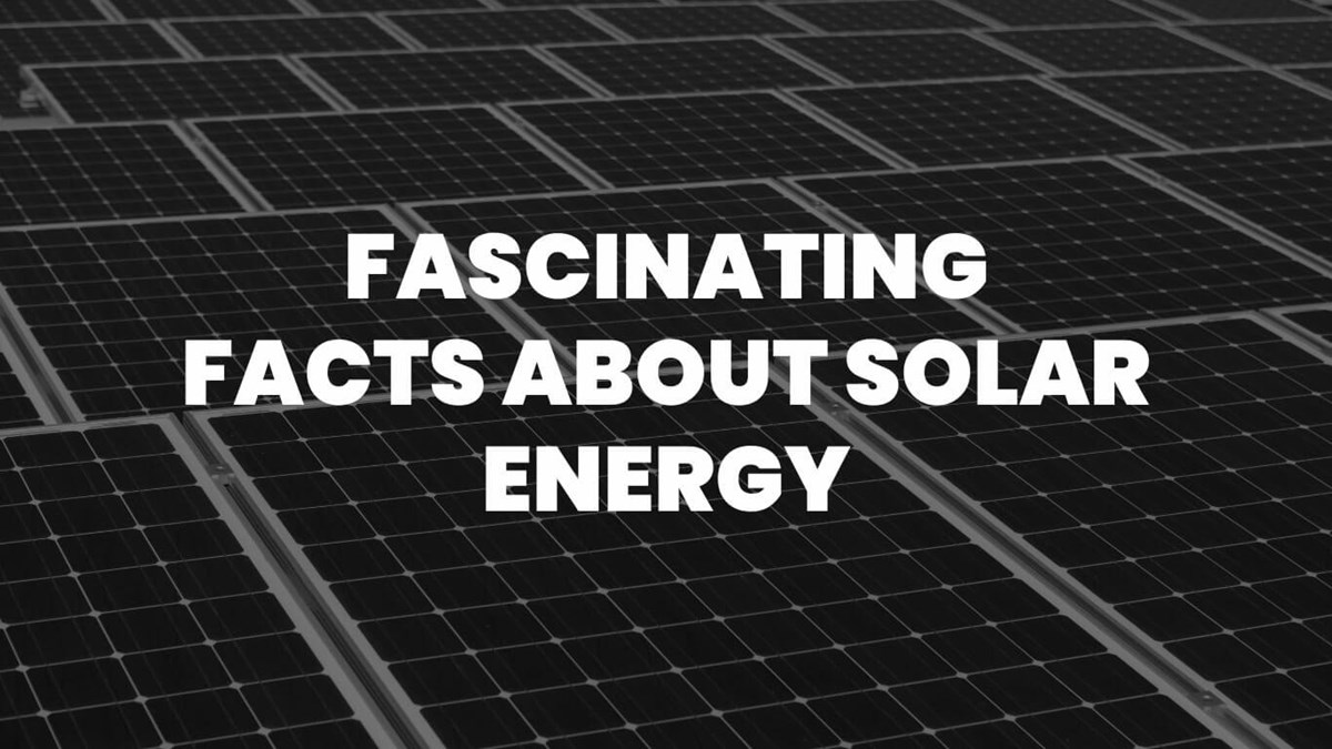 Fascinating Facts: A History of Solar Energy from ancient Egypt to ...